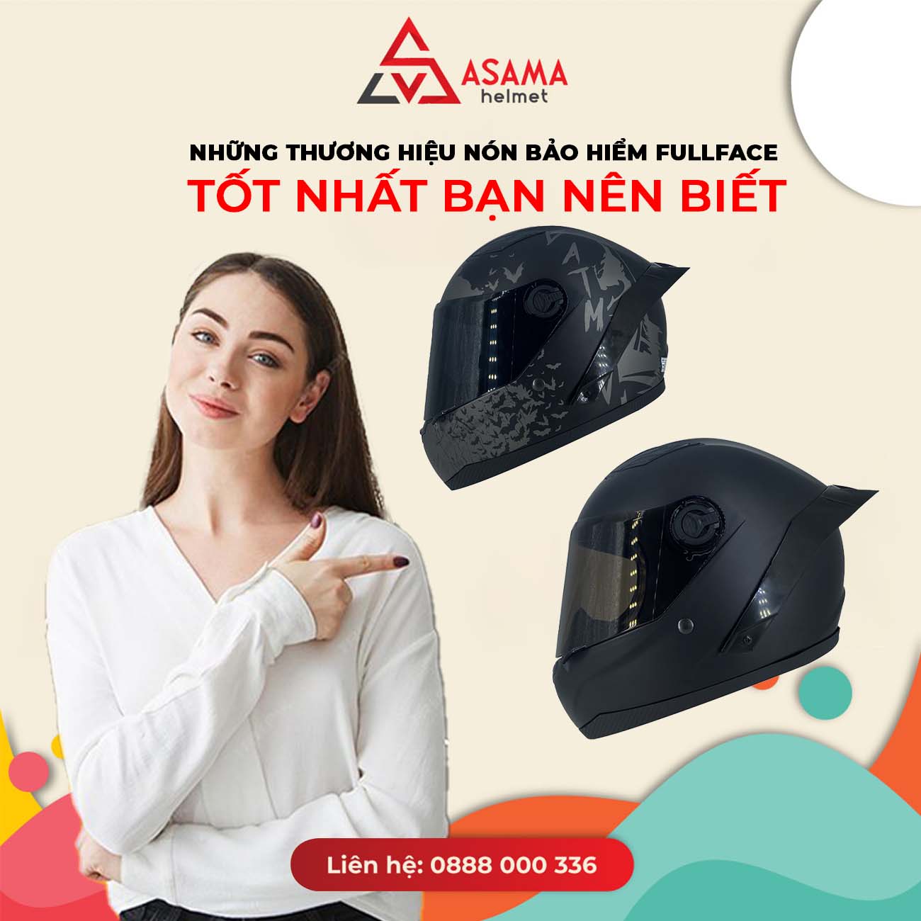 Những thương hiệu nón bảo hiểm fullface tốt nhất bạn nên biết